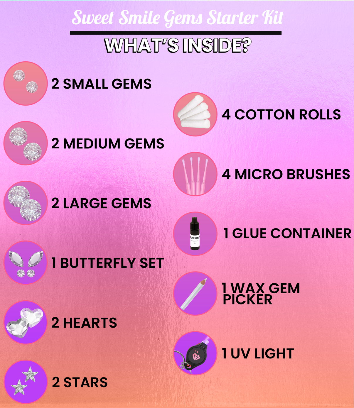 Professional DIY Tooth Gem Starter Kit – Sweet Smile Gems